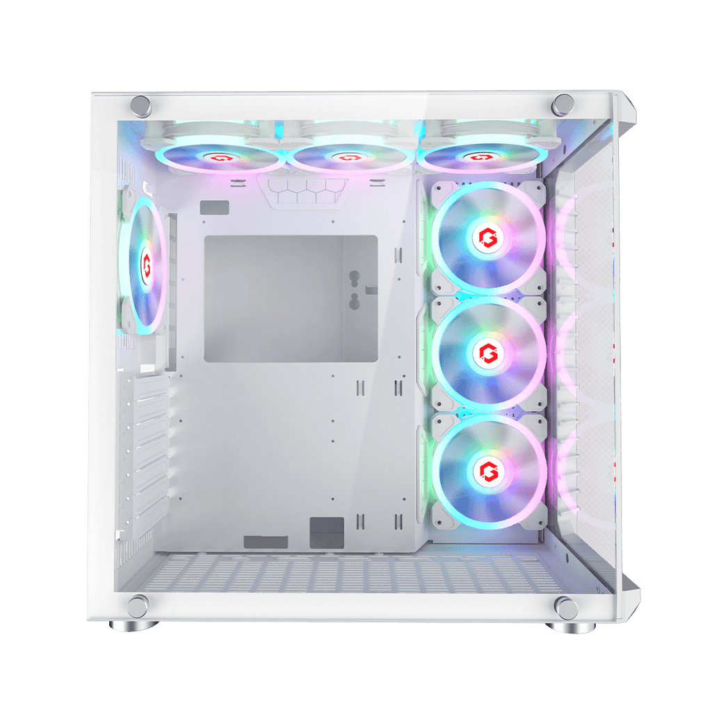 GAMEON Emperor Arctic III Series Mid Tower Gaming Case - White – gameon ...