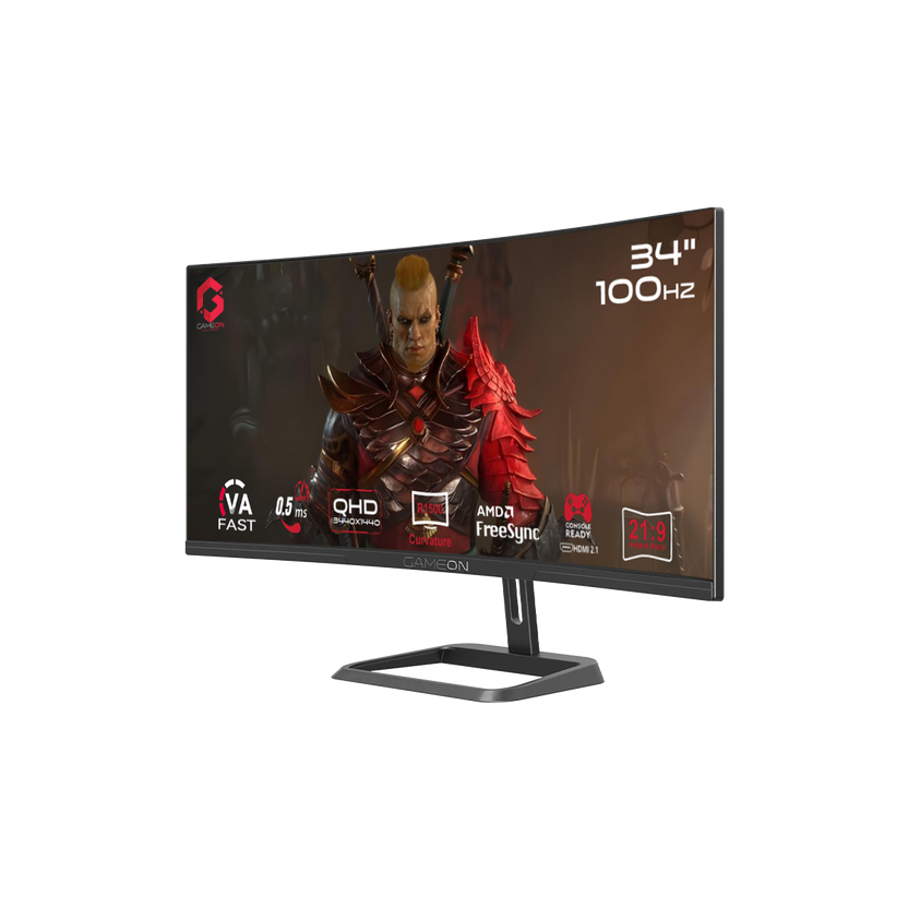 Buy GAMEON GOC34WQHD100VA Spectra Pro Series 34" WQHD, 100Hz, MPRT 0 ...