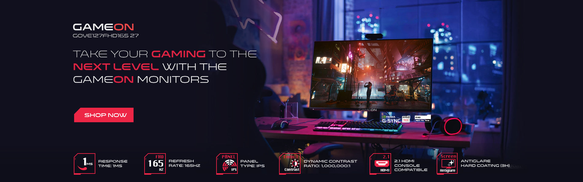 Buy the Best Gaming Monitors, Chairs, Desks, and Arms Online